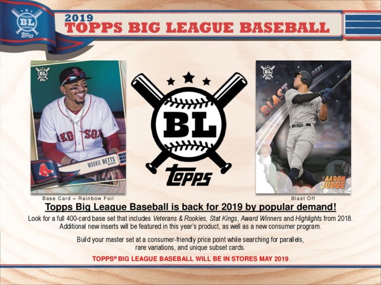 2019 TOPPS BIG LEAGUE BASEBALL | Trading Card Journal