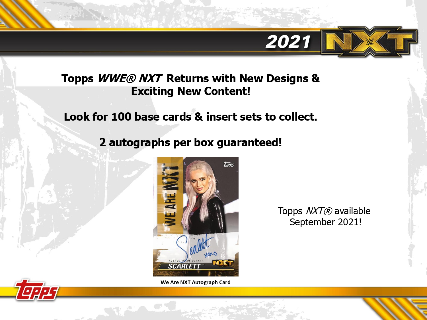 2021 TOPPS WWE NXT【製品情報】 | Trading Card Journal