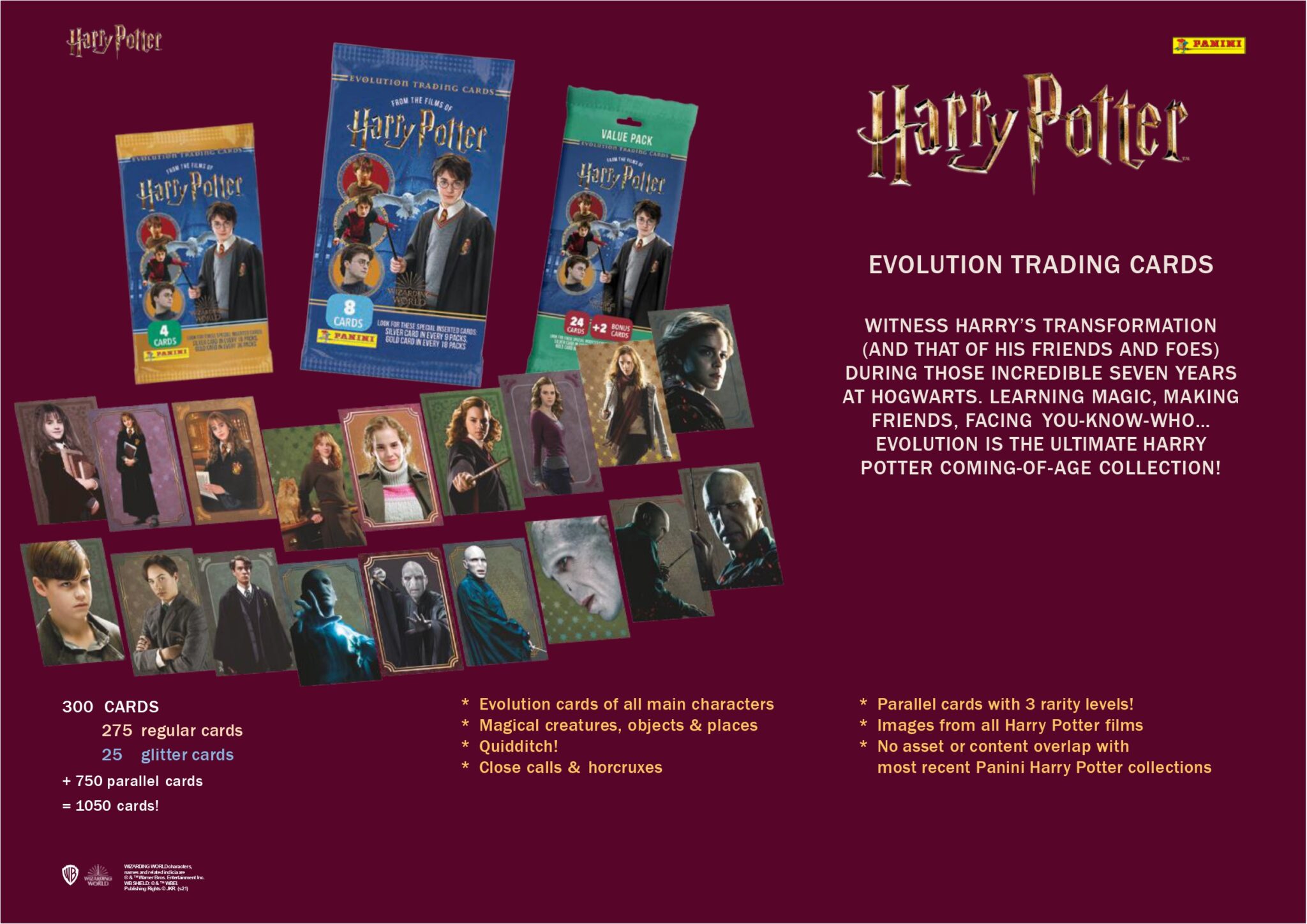 PANINI Harry Potter Evolution Trading Cards Booster【製品情報】 | Trading ...