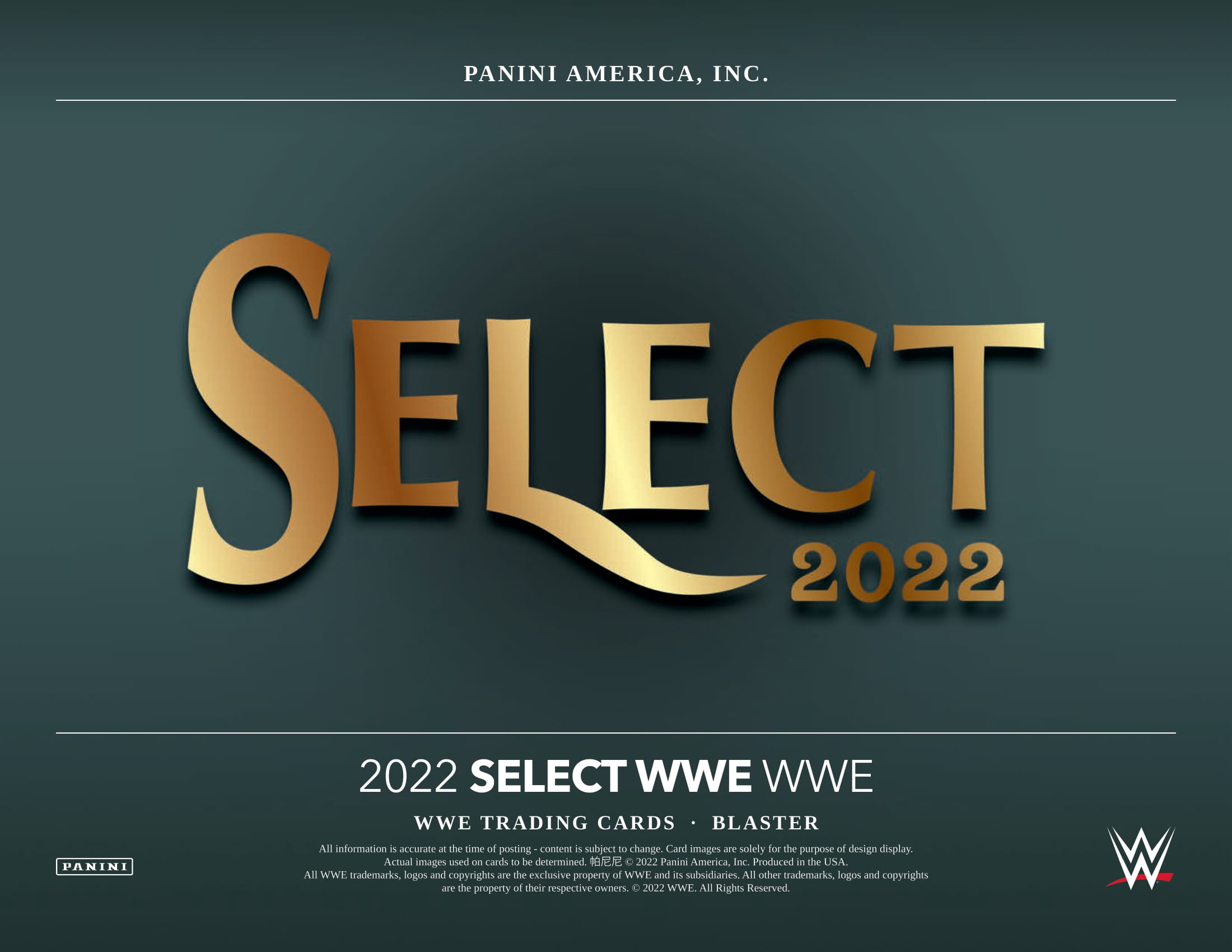 2022 PANINI SELECT WWE RETAIL BLASTER | Trading Card Journal