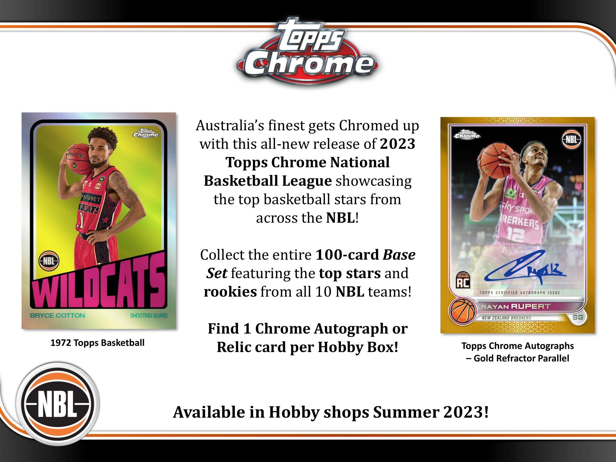 🏀 NBL 2023 TOPPS CHROME NATIONAL BASKETBALL LEAGUE HOBBY【製品情報 ...