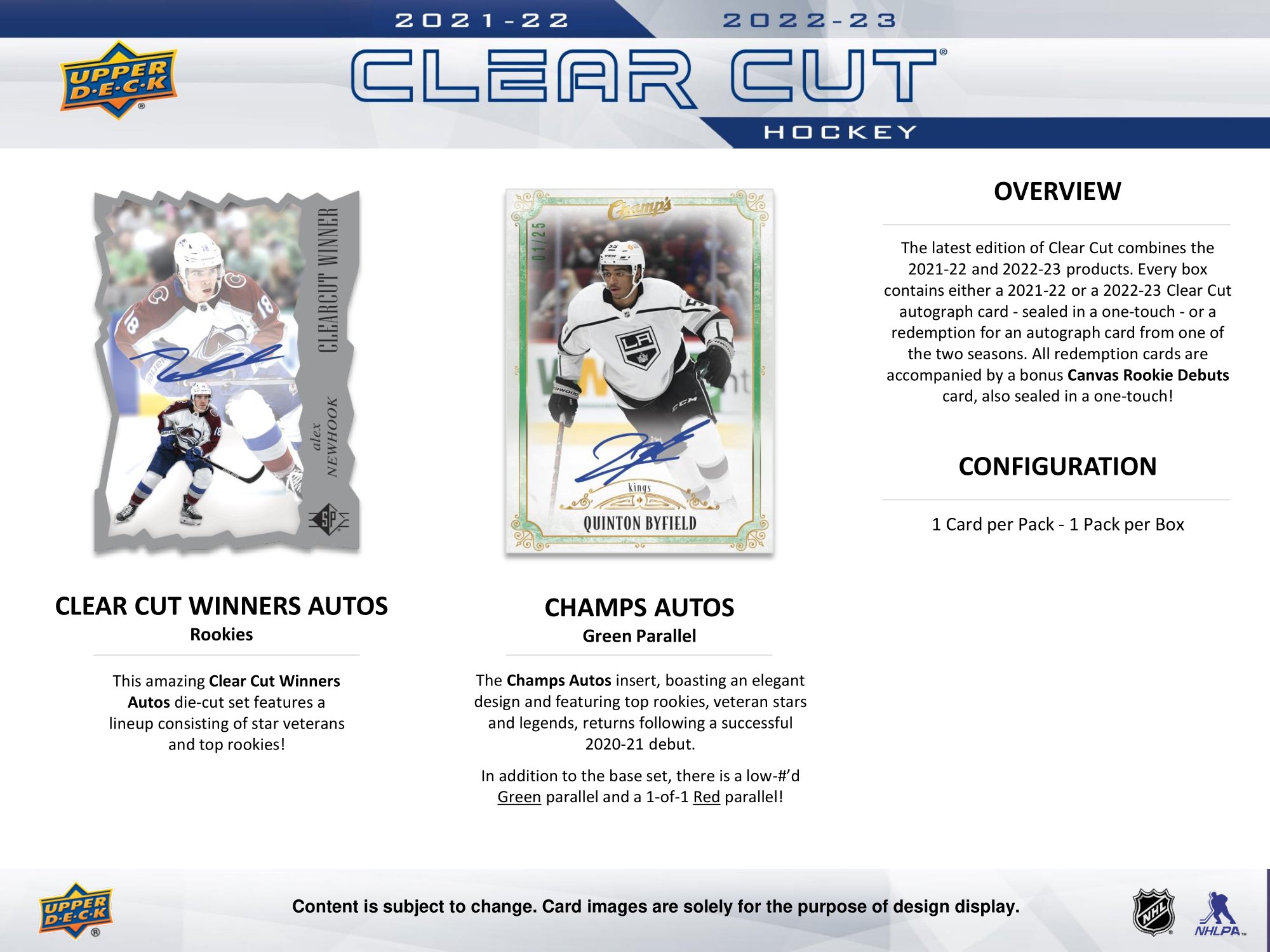 2021-22 and 2022-23 Clear Cut Hockey (12298) Hobby Solicitation-5 ...