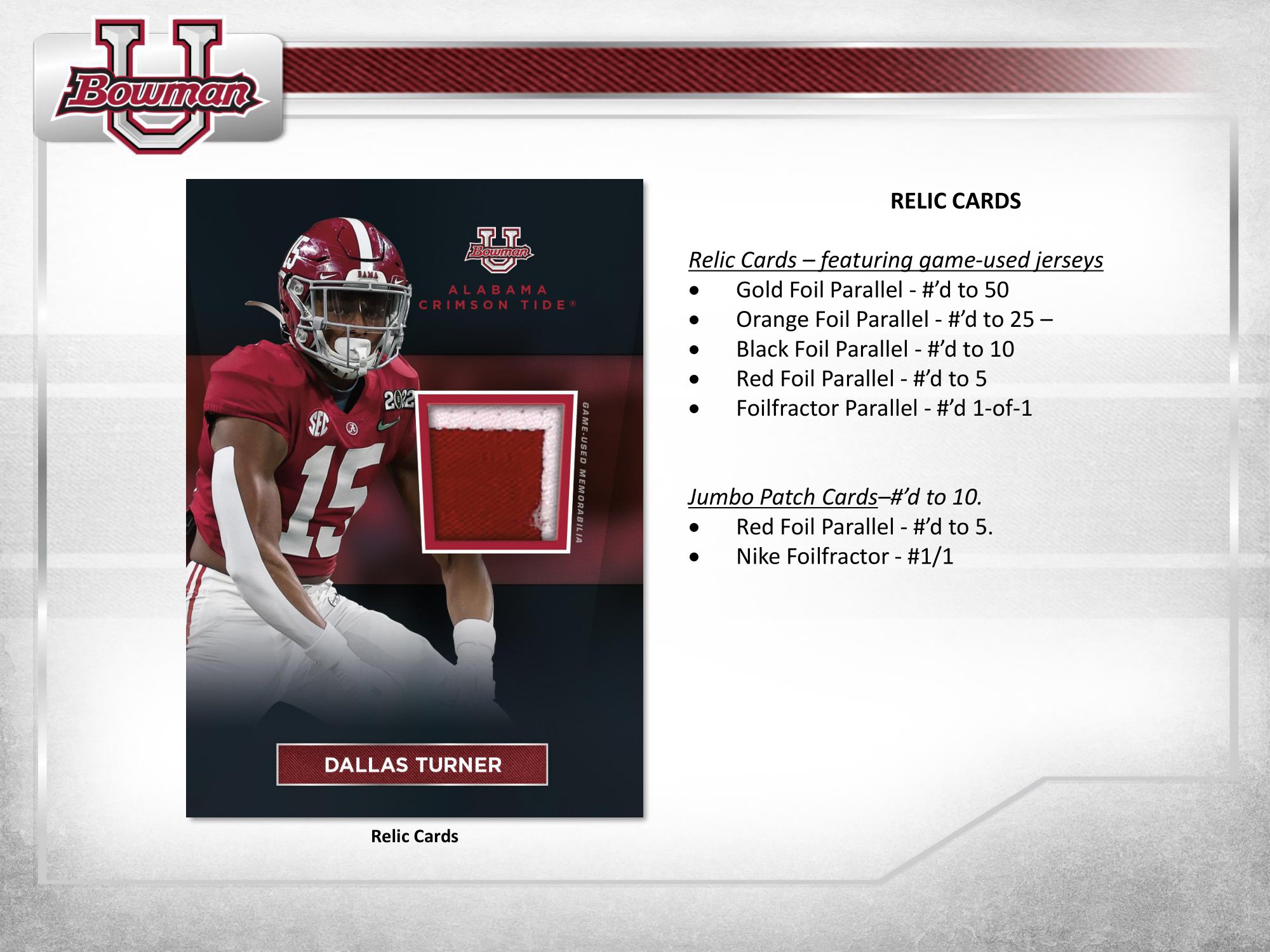 🏈 2023 TOPPS BOWMAN UNIVERSITY FOOTBALL ALABAMA HOBBY【製品情報】 | Trading ...