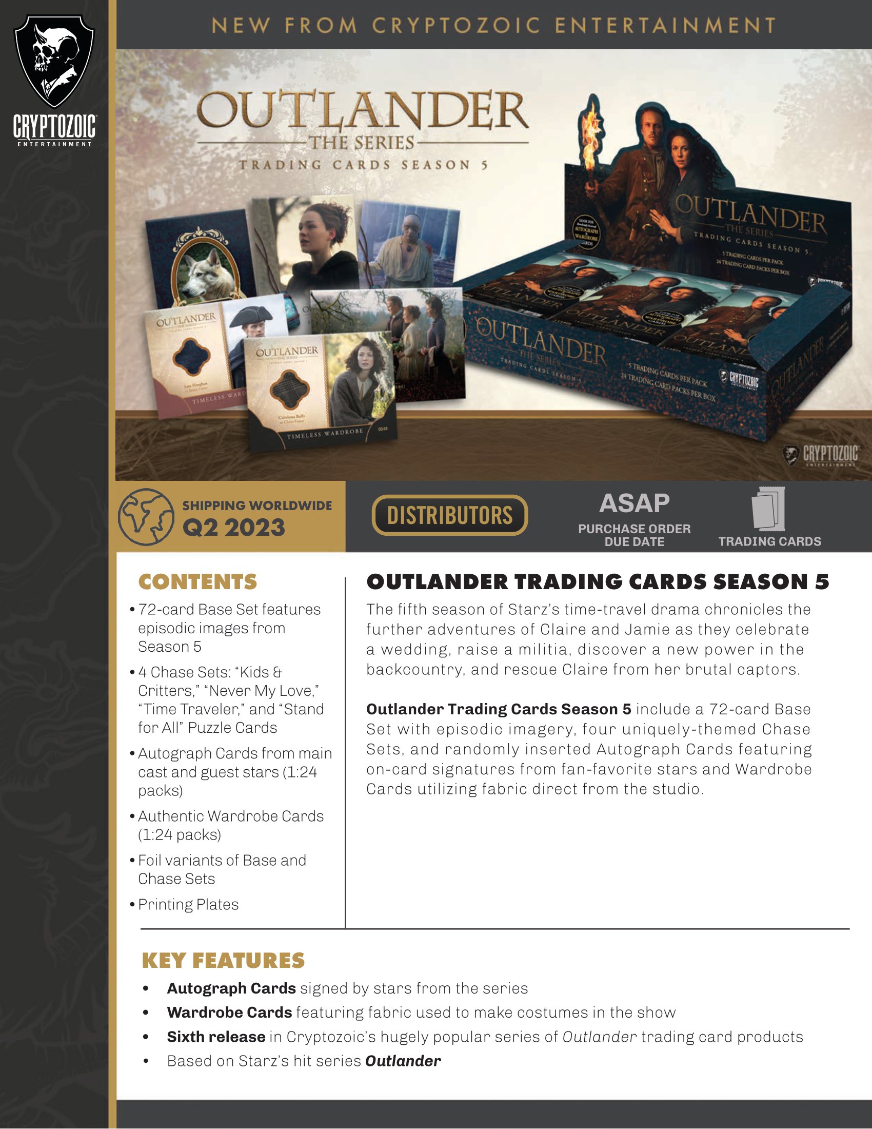 2023 CRYPTOZOIC OUTLANDER SEASON 5 | Trading Card Journal