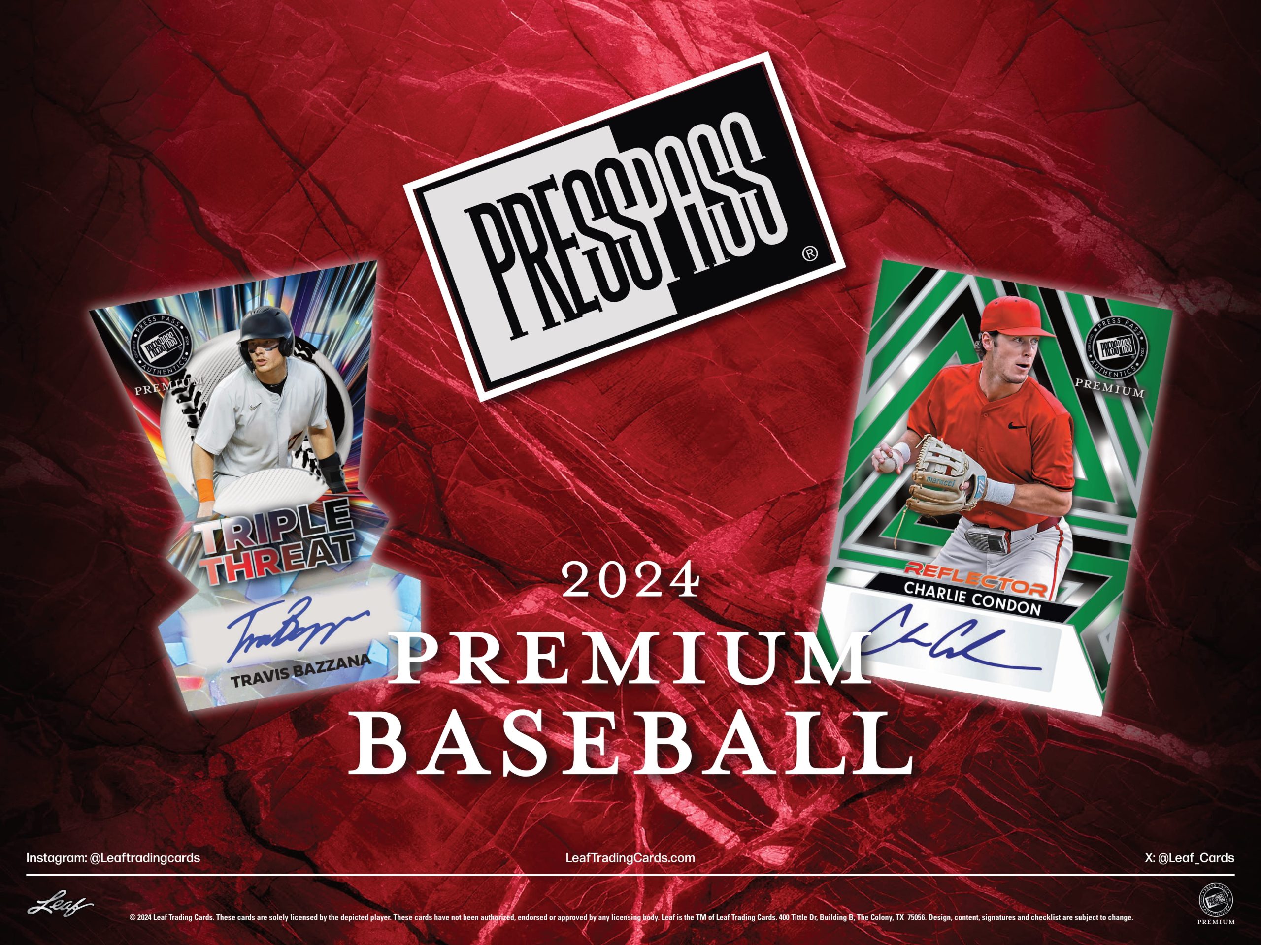 2024 LEAF PRESS PASS PREMIUM BASEBALL TRADING CARDS | Trading Card Journal