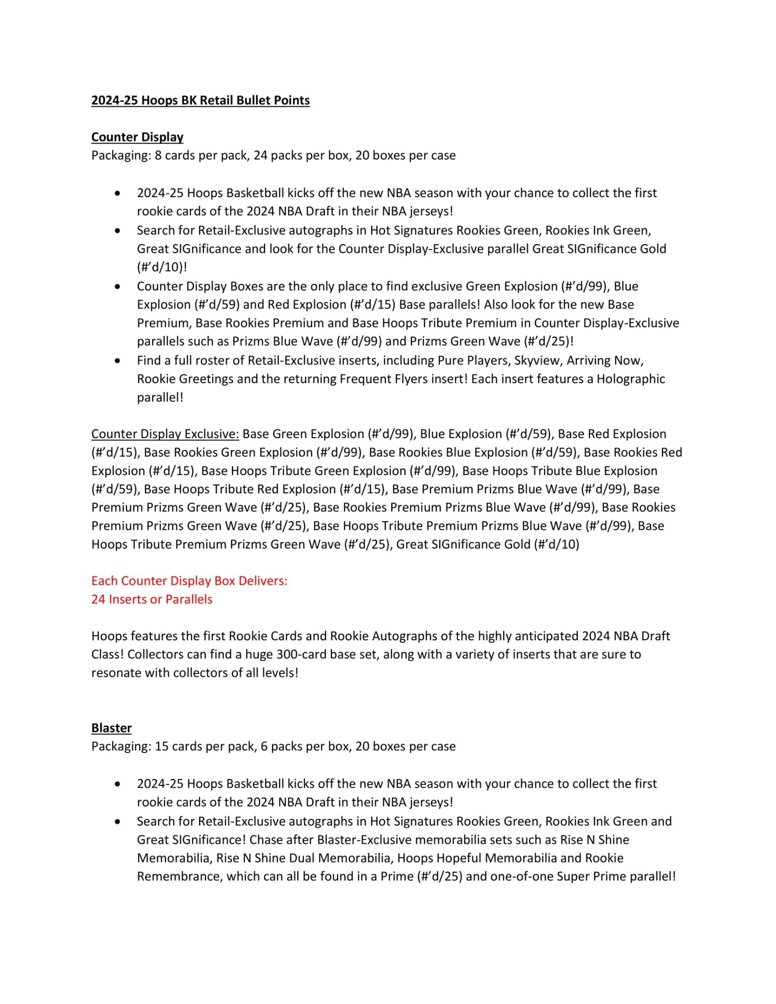 🏀 2024-25 PANINI HOOPS BASKETBALL COUNTER DISPLAY【製品情報】 | Trading Card ...