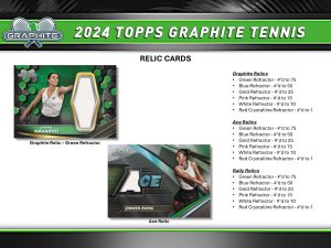 🎾 2024 TOPPS GRAPHITE TENNIS HOBBY【製品情報】 | Trading Card Journal