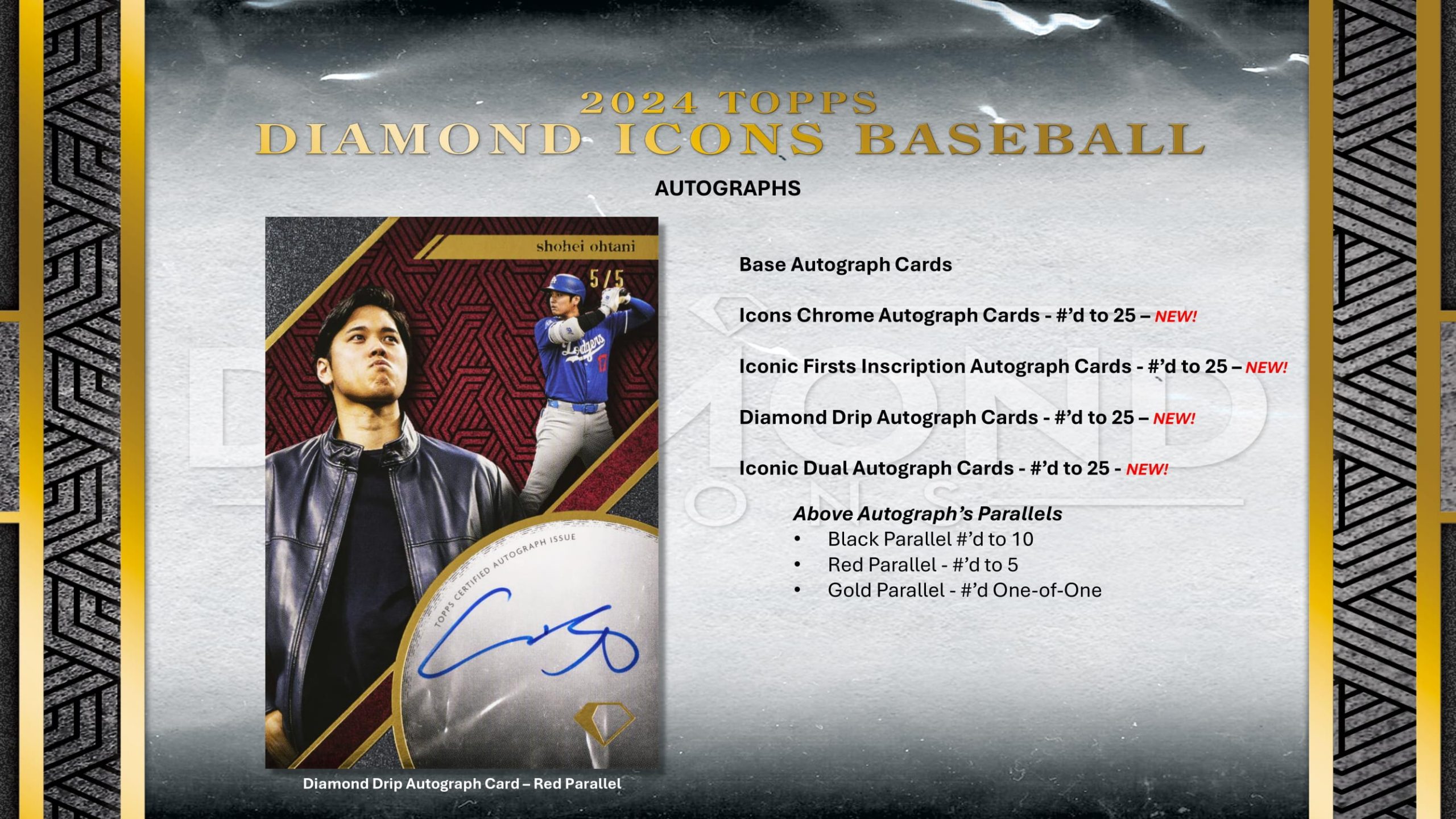 MLB-DIAMOND ICONS 2024 Hobby-03 | Trading Card Journal