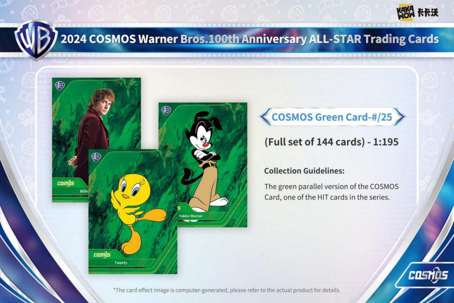 2025 KAKAWOW Cosmos Warner Bros. 100th Anniversary ALL-STAR TRADING CARDS【製品情報】 | Trading Card ...