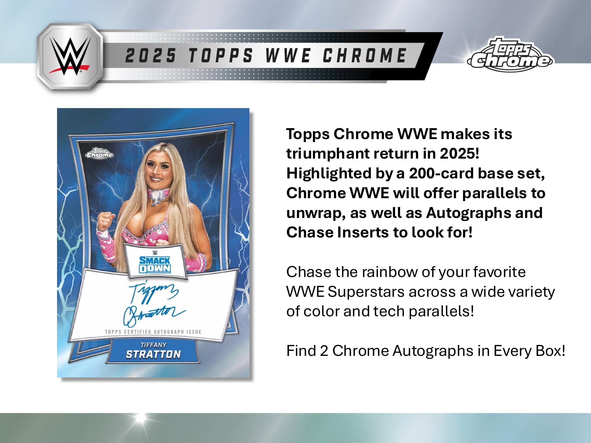 2025 TOPPS CHROME WWE BREAKERS DELIGHT【製品情報】 | Trading Card Journal