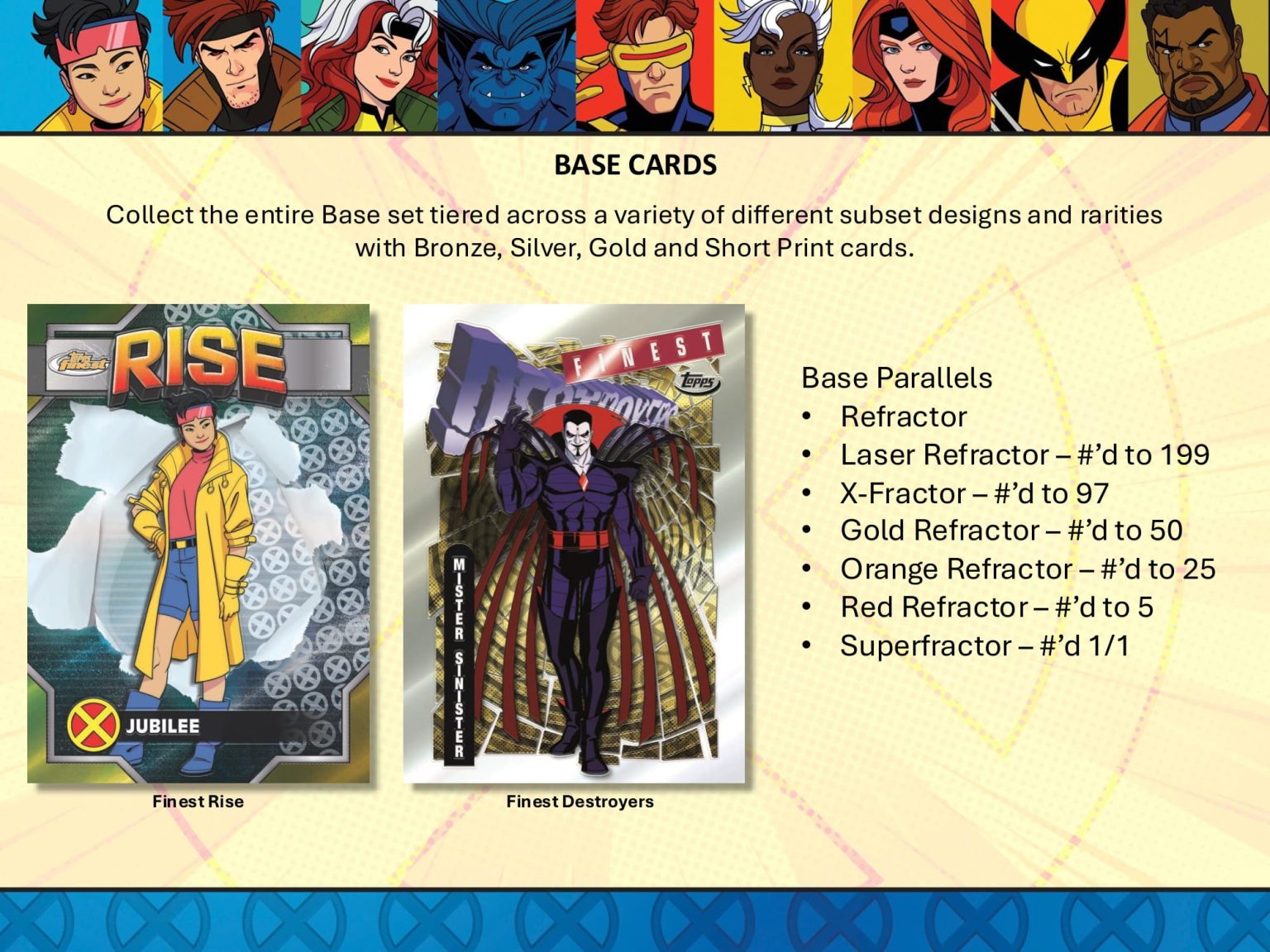 2025 TOPPS FINEST X-MEN ’97 MARVEL TRADING CARDS HOBBY【製品情報】 | Trading ...