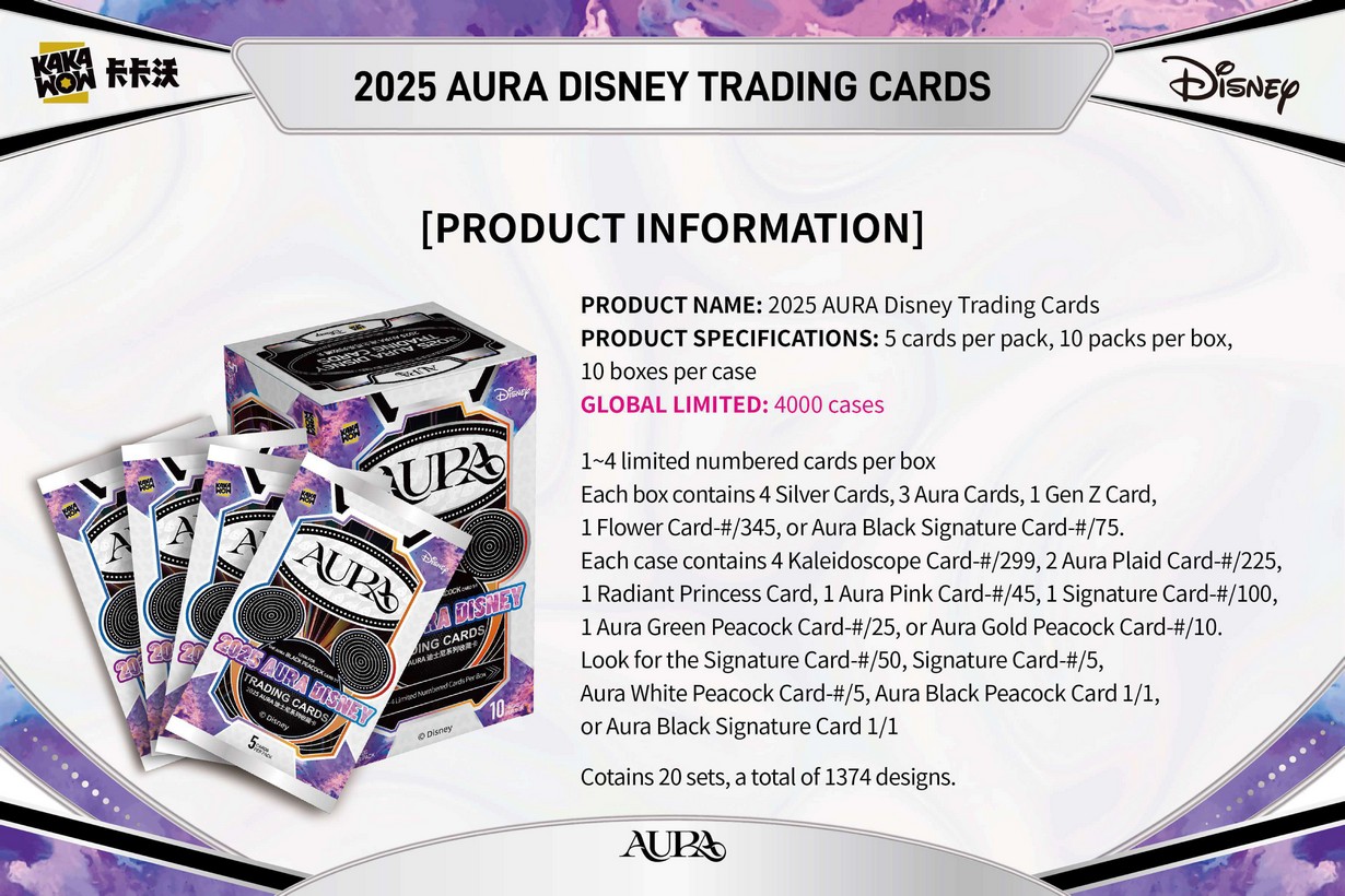 2025 KAKAWOW AURA DISNEY TRADING CARDS V1【製品情報】 | Trading Card Journal