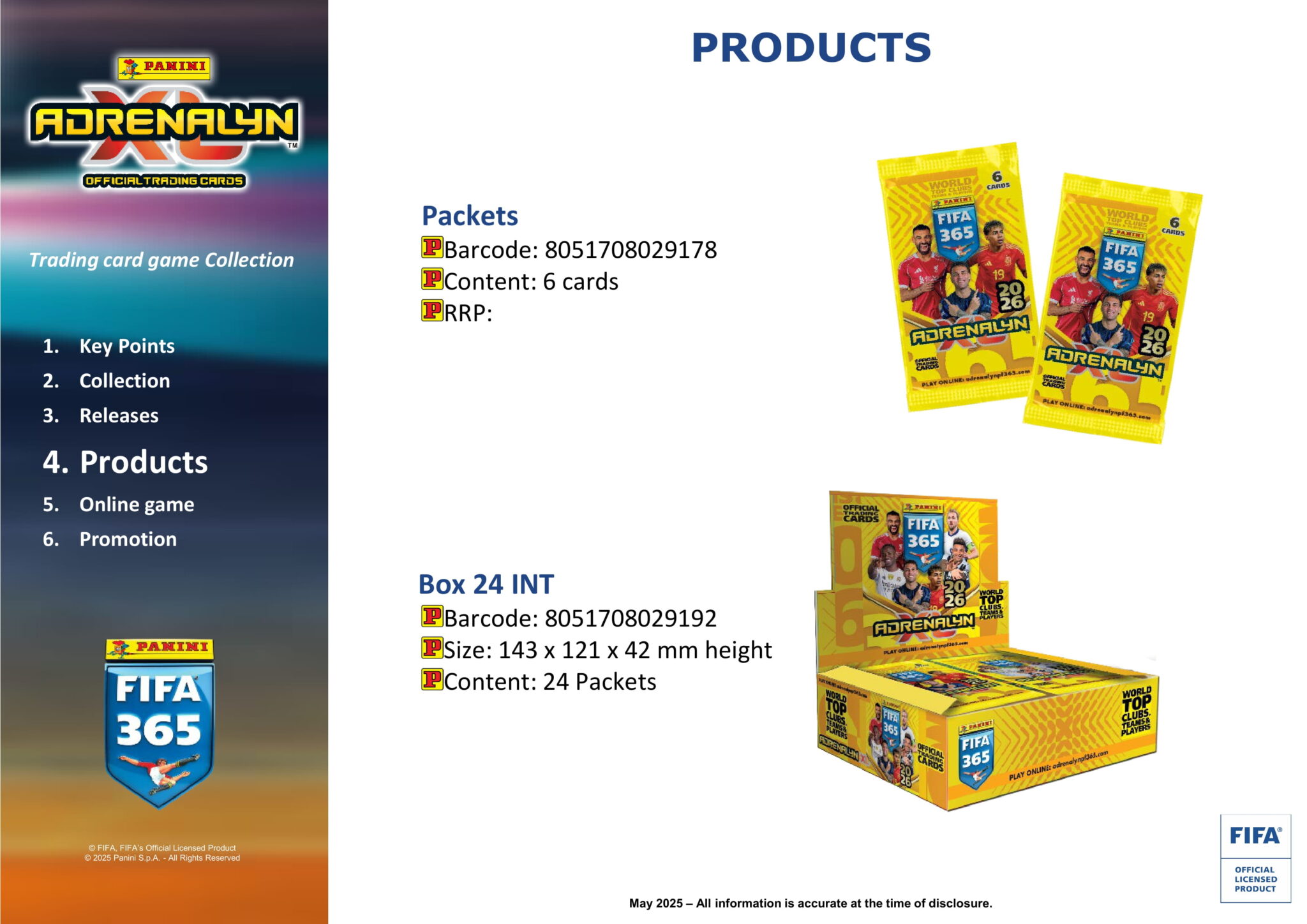 【製品情報】⚽2026 PANINI FIFA 365 ADRENALYN XL BOOSTER