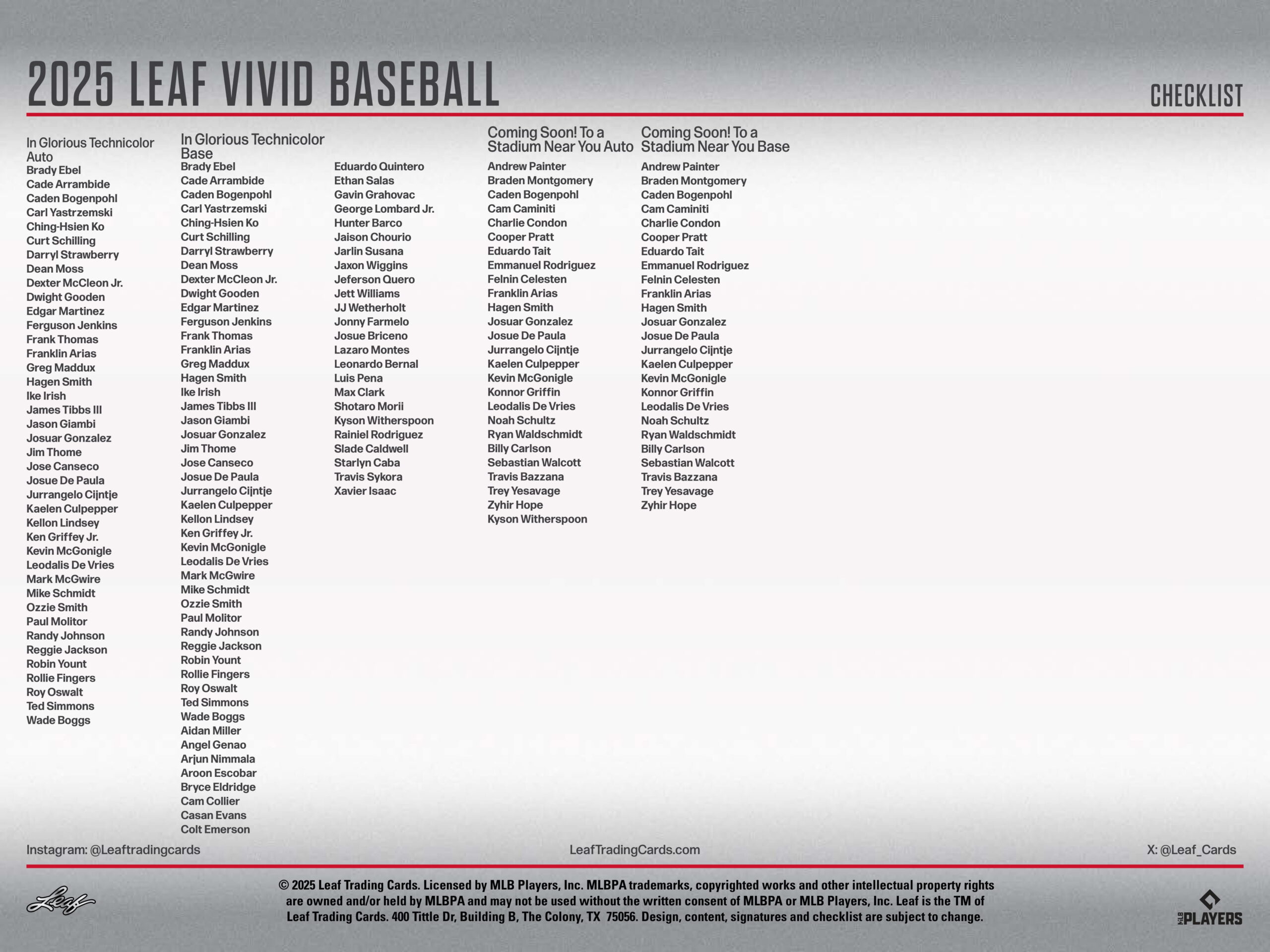 25L_Vivid_Baseball_Sales_Sheet-Checklist-08 | Trading Card Journal
