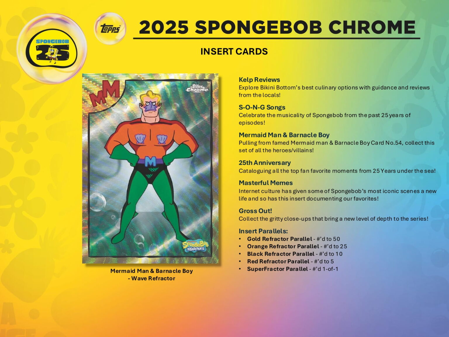 SBS-SPONGEBOB CHROME 2025 Hobby Breaker (USE)-4 | Trading Card Journal