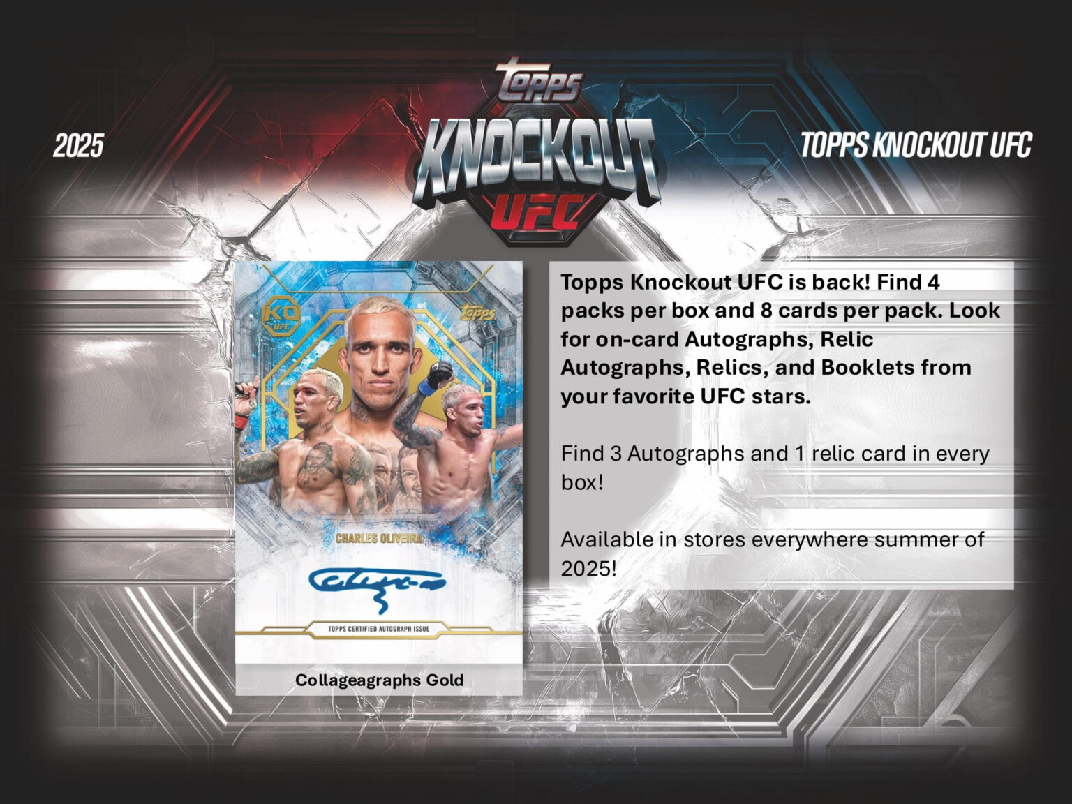 【製品情報】UFC 2025 TOPPS KNOCKOUT HOBBY