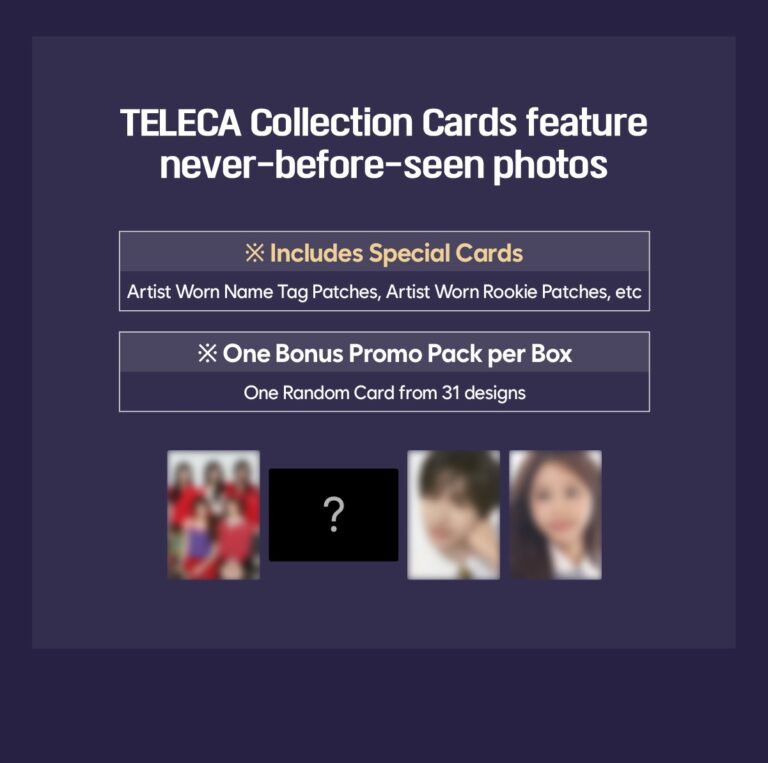 【製品情報】BREAK & COMPANY INC. K-POP ROOKIE TELECA COLLECTION CARD